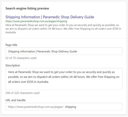 Shopify Meta Descriptions and Titles for Perfect SEO Tags